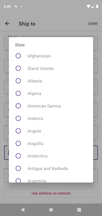 Shipping labels: "State" dropdown shows countries. · Issue #4387 ...