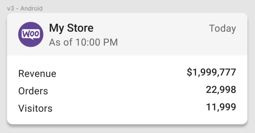 Widget Improvements · Issue #7440 · woocommerce/woocommerce-android · GitHub