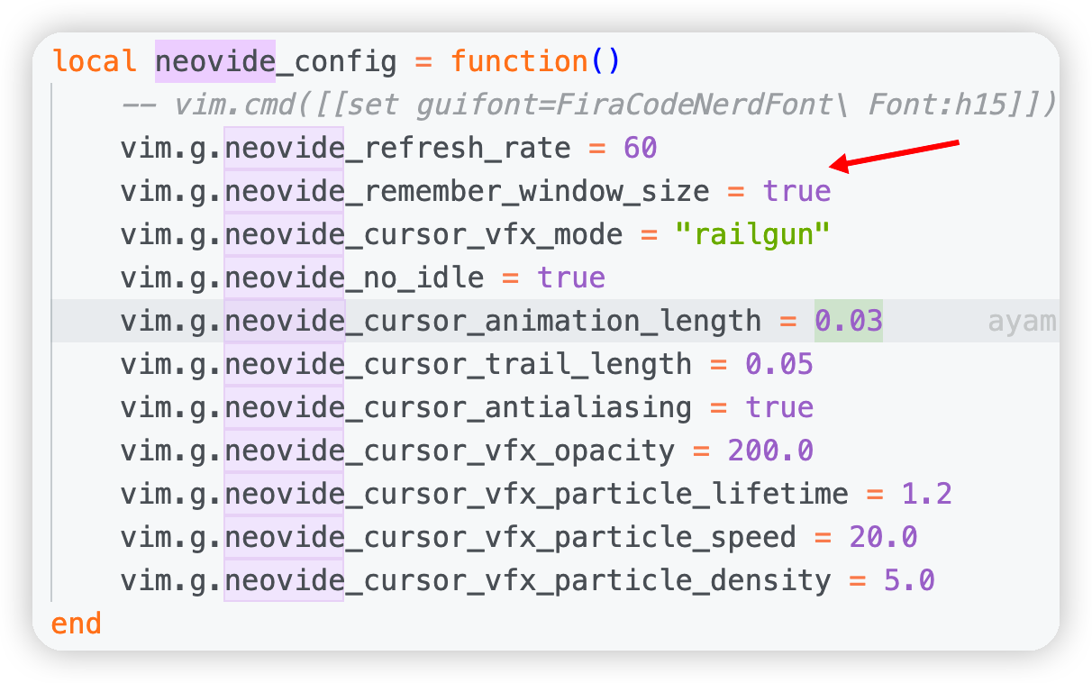 你好 请问 neovide 为啥不能记住窗口大小呢 · Issue #135 · ayamir/nvimdots · GitHub