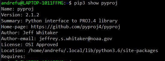 Pyproj Has No Attribute Pyproj Datadir · Issue 241 · Pyproj4 Pyproj · Github
