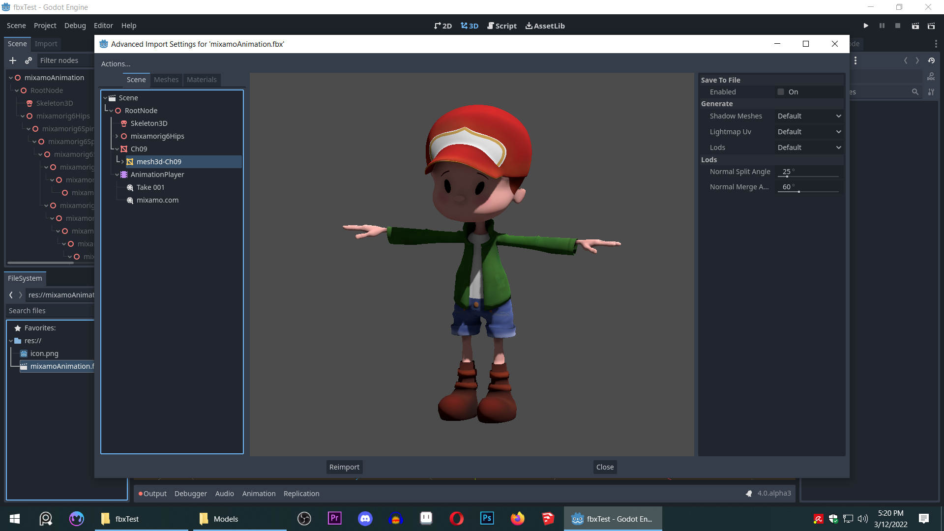 Mixamo fbx import issue · Issue #59071 · godotengine/godot · GitHub
