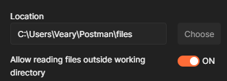 Cann't upload file(working directory) · Issue #9785 · postmanlabs ...