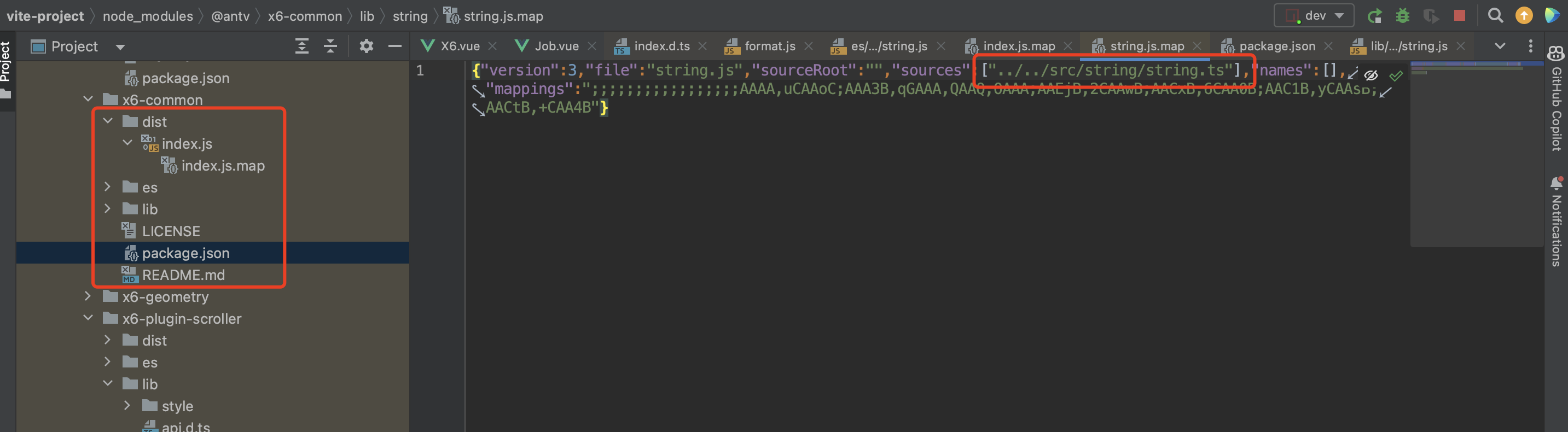 x6-common sourcemap 地址错误 · Issue #3321 · antvis/X6 · GitHub