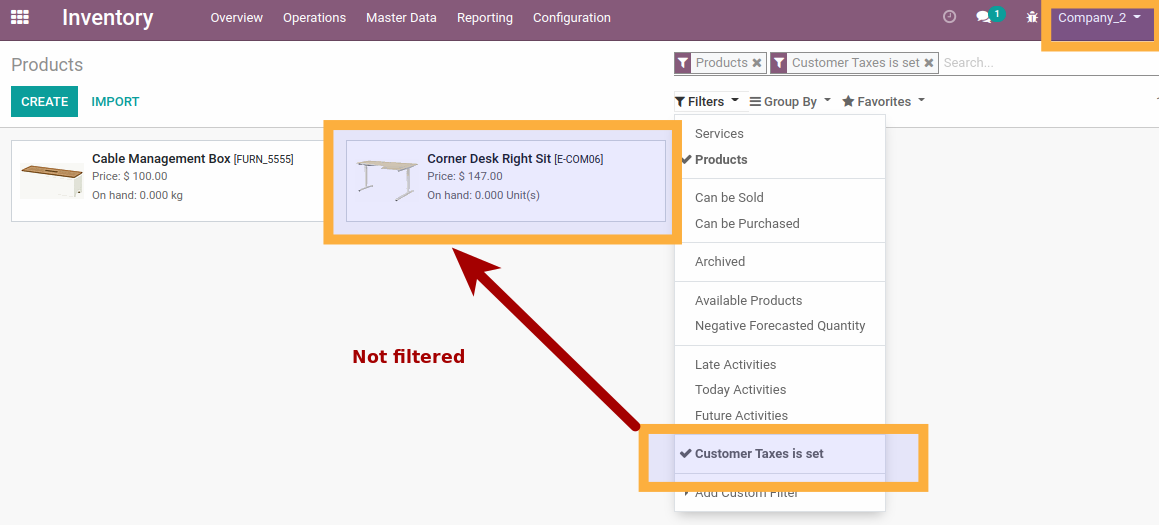 Filter is set/is not set in Many2many fields and multi-company not ...