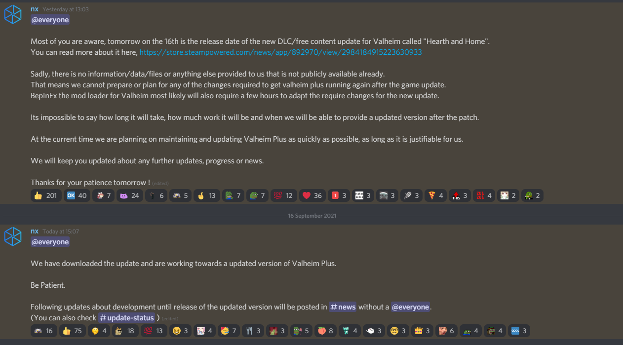 New ValheimPlus update? · Issue #628 · valheimPlus/ValheimPlus · GitHub