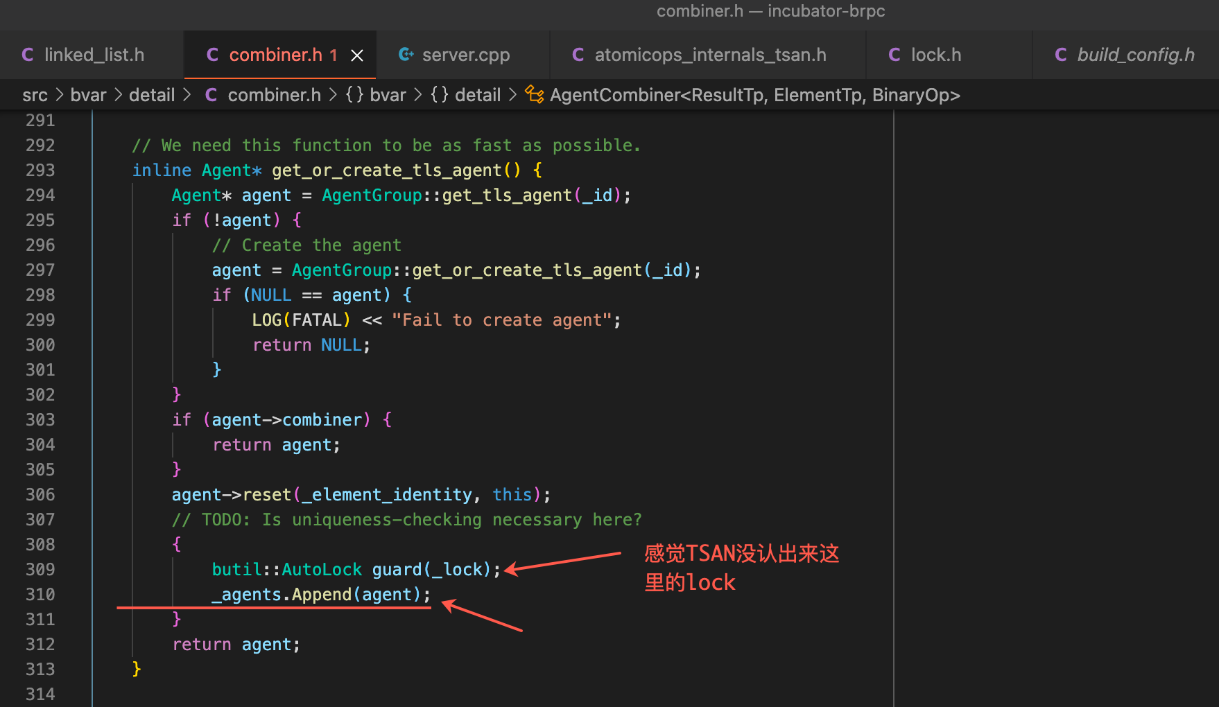 静态链接libbrpc.a Clang TSAN校验报错 · Issue #1687 · apache/brpc · GitHub