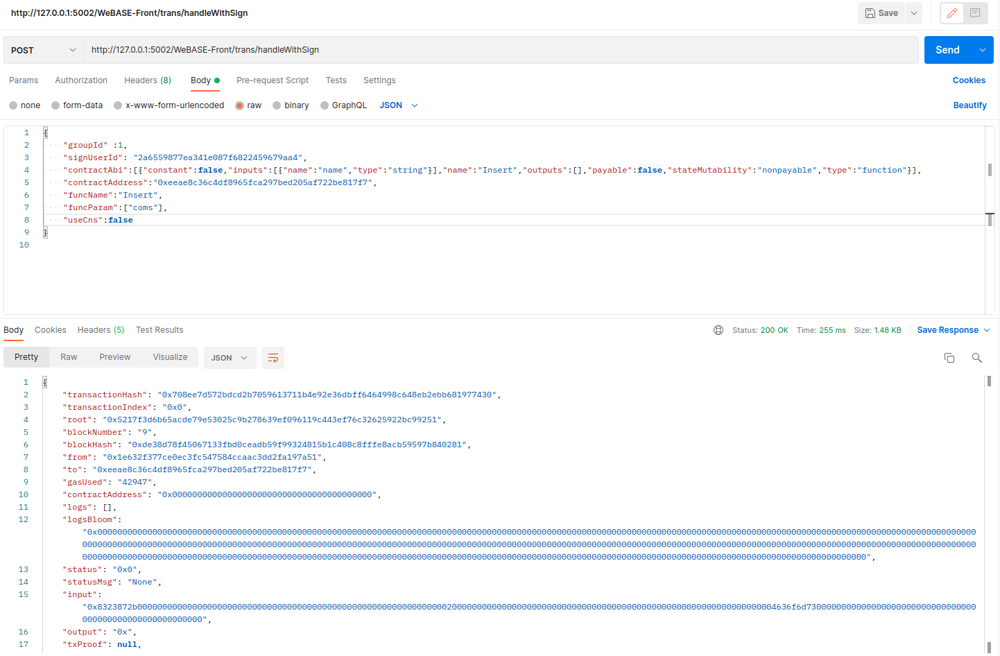WeBASE-Doc/docs/WeBASE-Console-Suit/articles/trans_handle_with_sign_process_doc.md at master ...