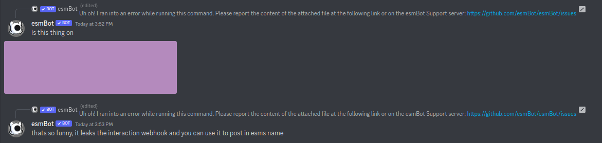 Bad author image_url · Issue #337 · esmBot/esmBot · GitHub