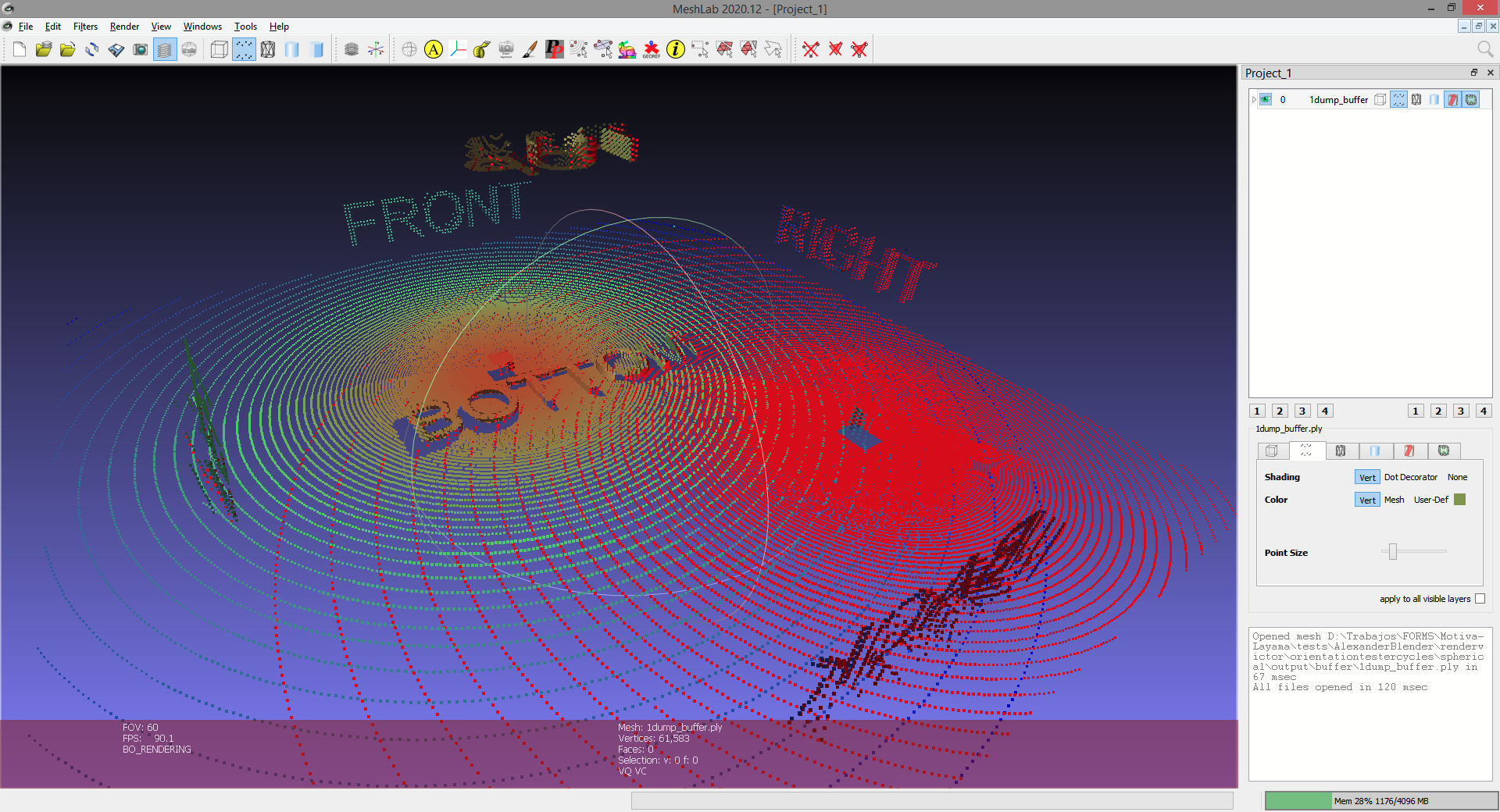 Noisy reconstruction from clean point cloud · Issue #189 · mkazhdan/PoissonRecon · GitHub