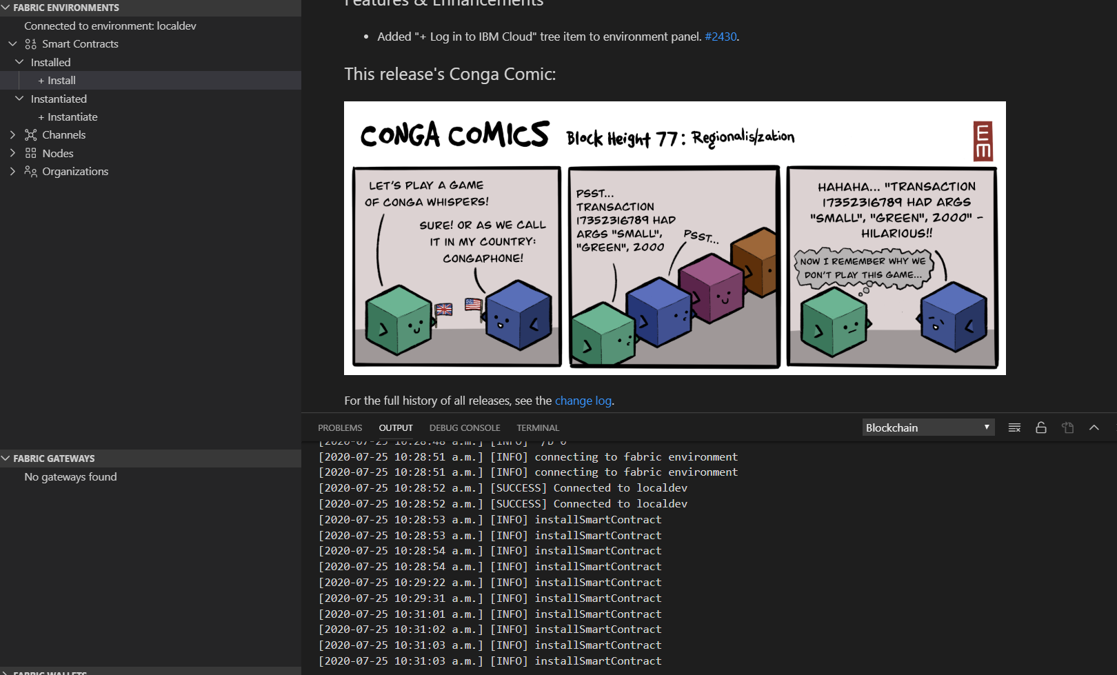 Unable To Create Smart Contract · Issue 2495 · Ibm Blockchainblockchain Vscode Extension · Github