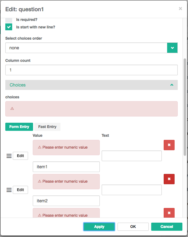 Validation alerts · Issue #403 · surveyjs/survey-creator · GitHub