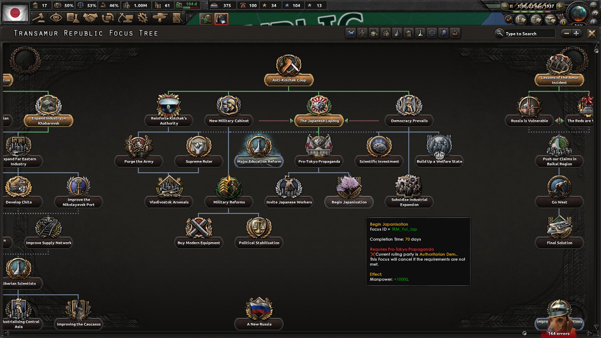 TRM/JAP - Transamur Became Republican Again · Issue #9062 · Kaiserreich ...