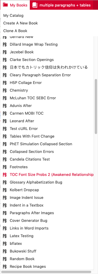'My catalog' listing doesn't allow users to scroll down long list ...