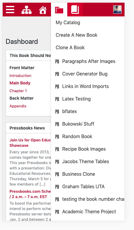 'My catalog' listing doesn't allow users to scroll down long list ...