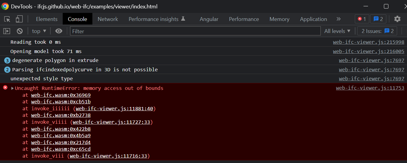 Missing elements in the loaded file · Issue #236 · ThatOpen/engine_web-ifc · GitHub