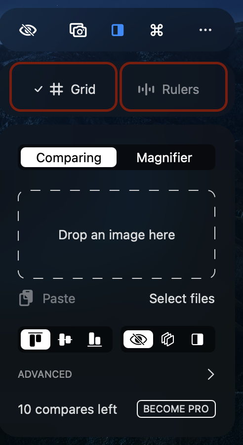 Extend clickable area for `Grid/Rulers` options · Issue #320 · AvdLee/RocketSimApp · GitHub