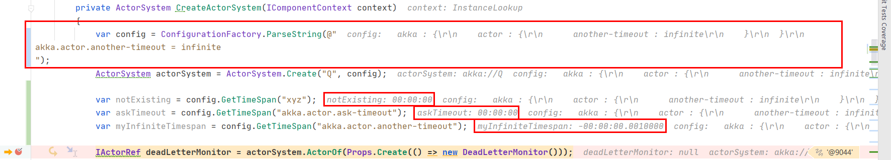 Default ask timeout different than expected · Issue #4620 · akkadotnet/akka.net · GitHub