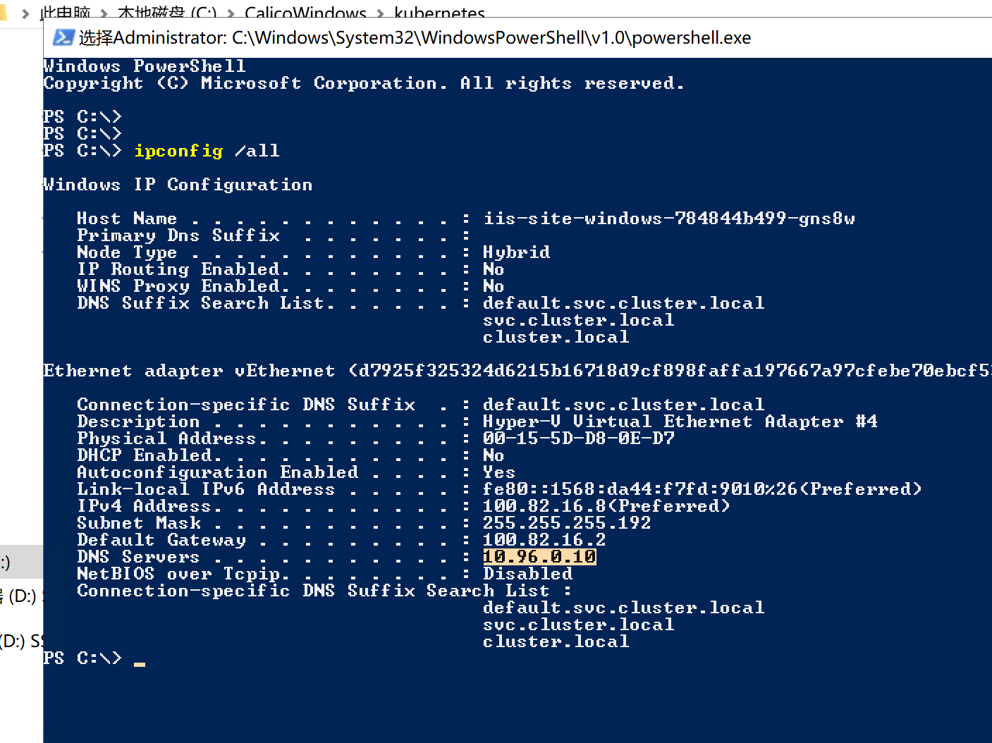 Windows Pod cannot access external network · Issue #5762 · projectcalico/calico · GitHub