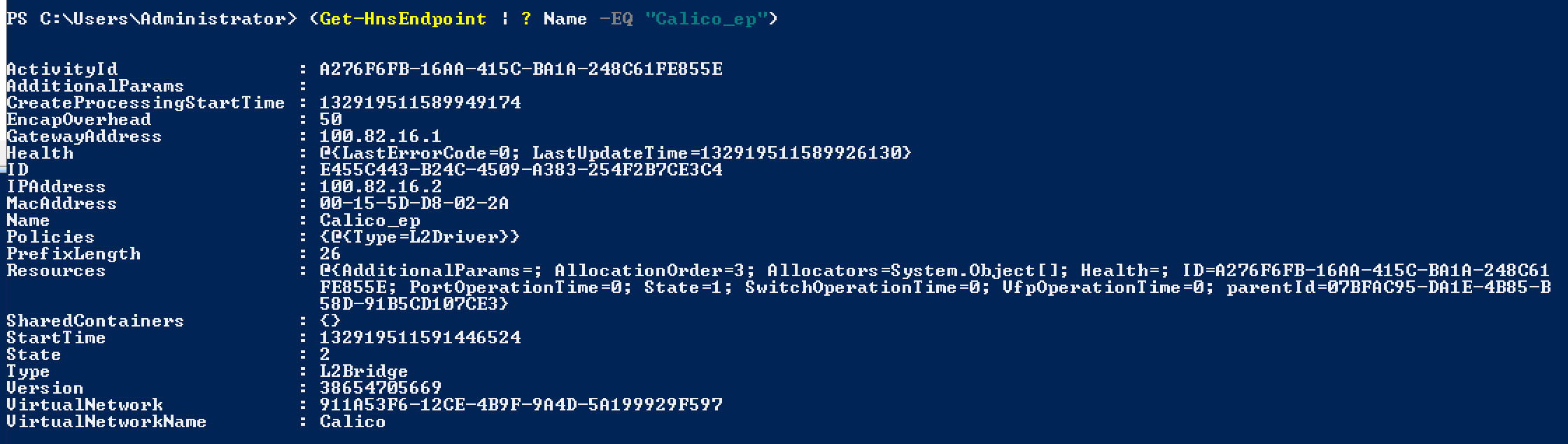 Windows Pod cannot access external network · Issue #5762 · projectcalico/calico · GitHub