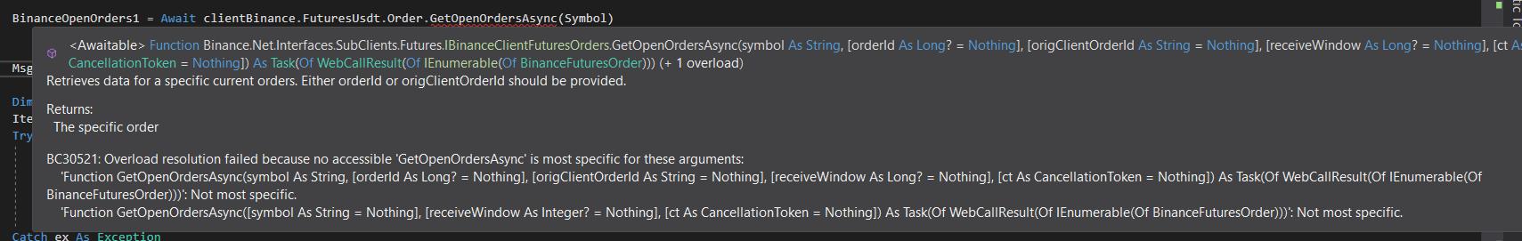 Error with GetOpenOrdersAsync(Symbol) · Issue #588 · JKorf/Binance.Net ...