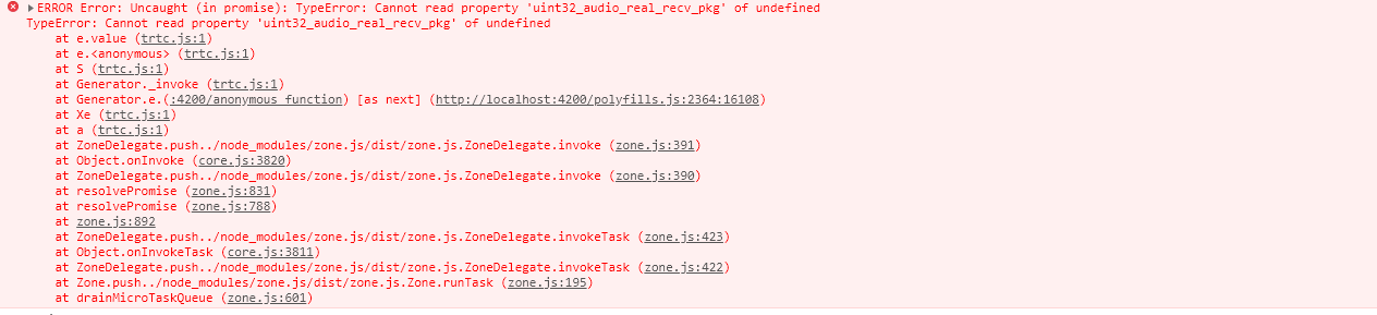 【Web】-【4.2.0】Angular6.1从3.0.6版本sdk升级到4.2.0后本地流显示问题 · Issue #84 · tencentyun/TRTCSDK · GitHub