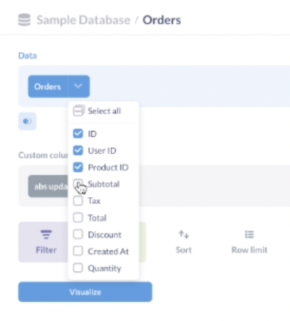 Error from renamed custom expression when a subset of table columns are selected · Issue #26409 ...