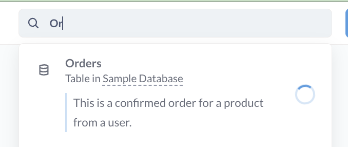 Newly Added Syncing Tables In Search Results Show As Inactive But Are