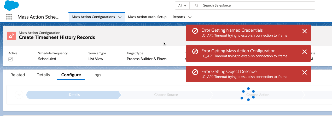 LC_API: Timeout trying to establish connection to iframe · Issue #93 · sfdx-mass-action ...