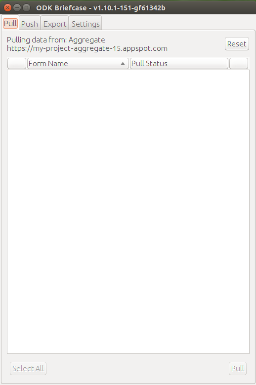 Form list is empty on Pull tab when the user restarts Briefcase · Issue #491 · getodk/briefcase ...