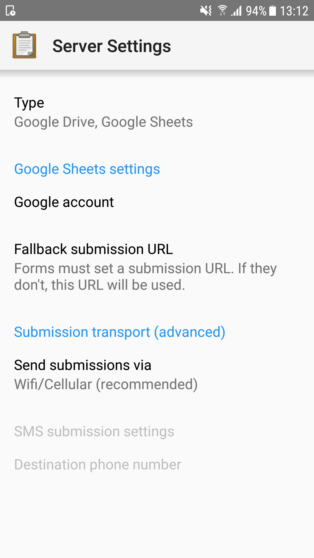 Improve behavior when the user selects Google Sheet as a server but the user does not add Google ...