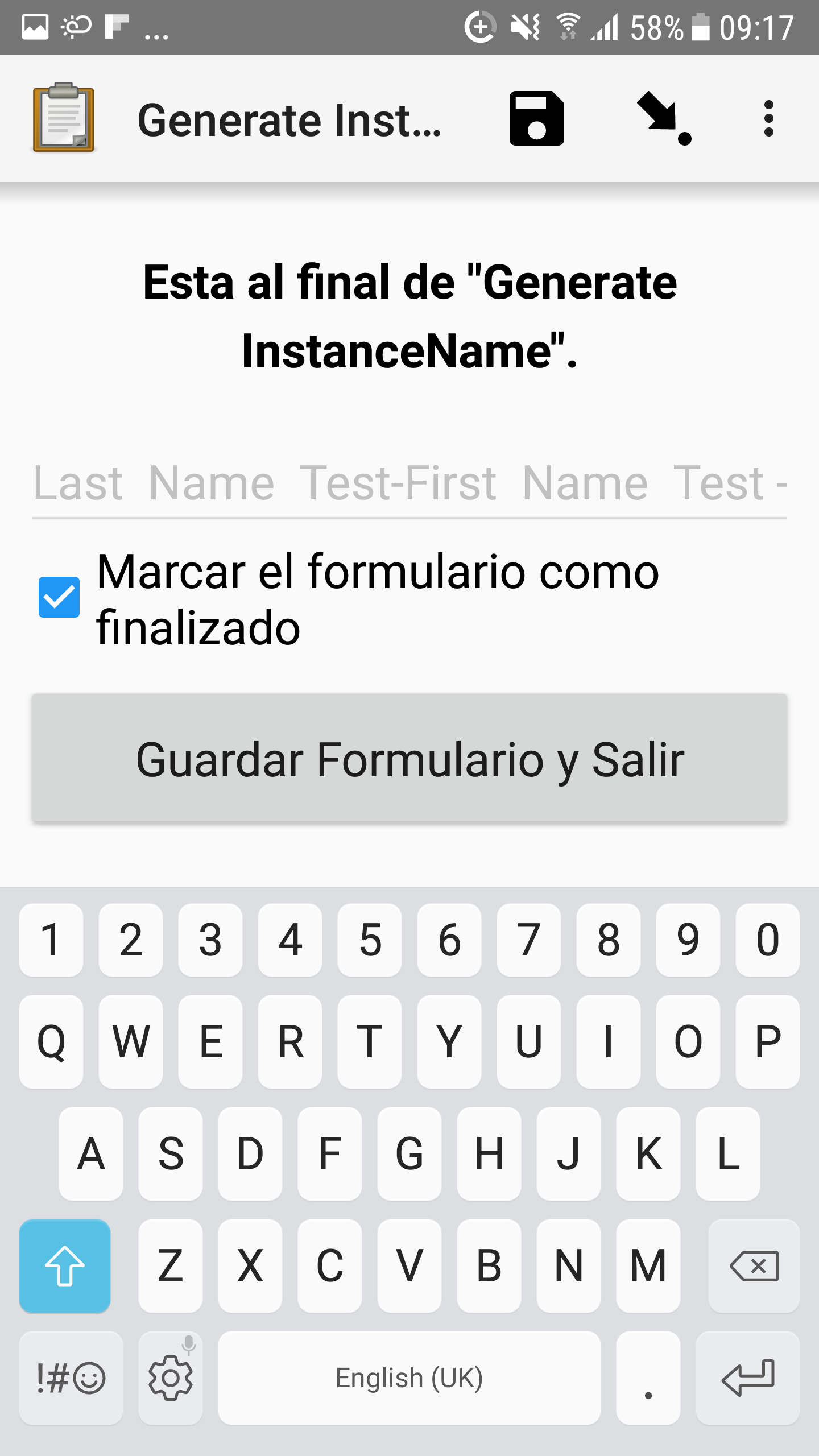 Keyboard appears and full submission name is not visible if submission name is not editable ...