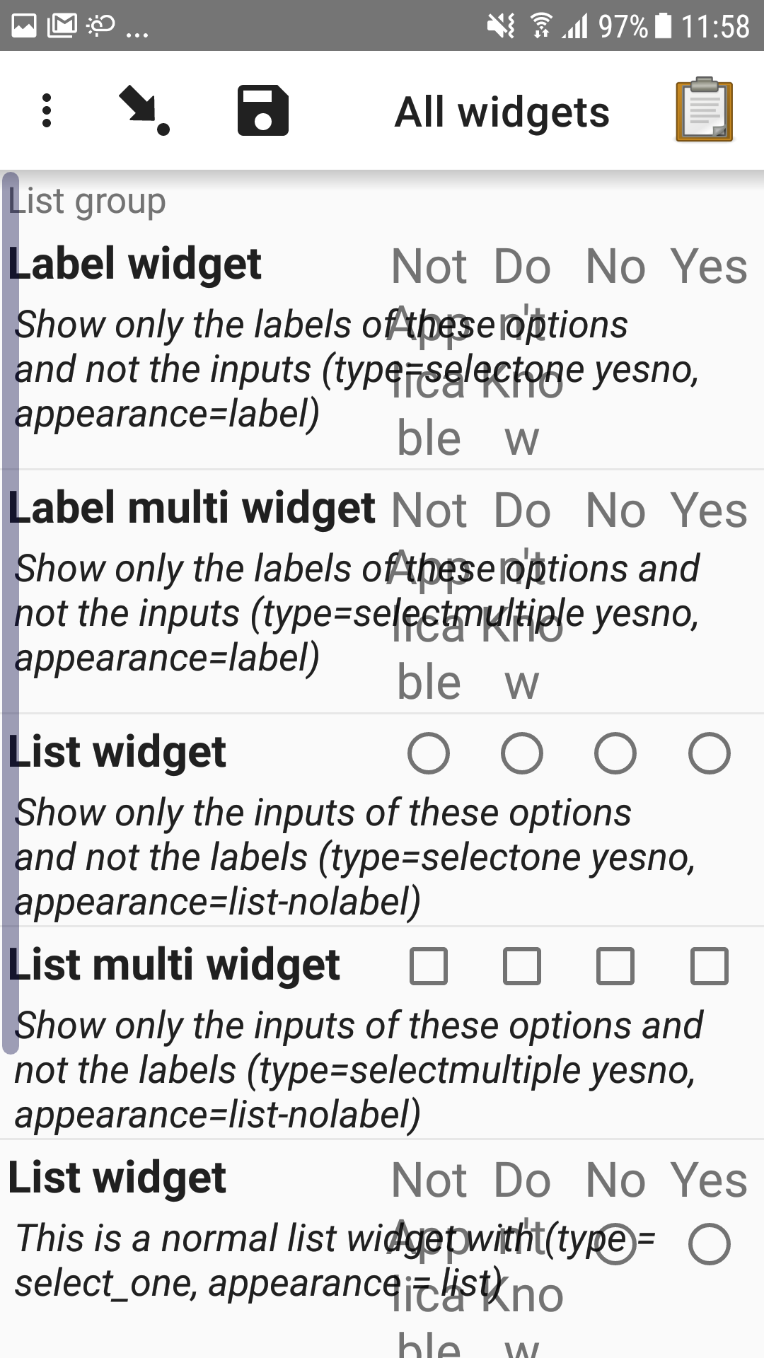 Part of text is cut in RTL language on Android 7 · Issue #3504 · getodk/collect · GitHub