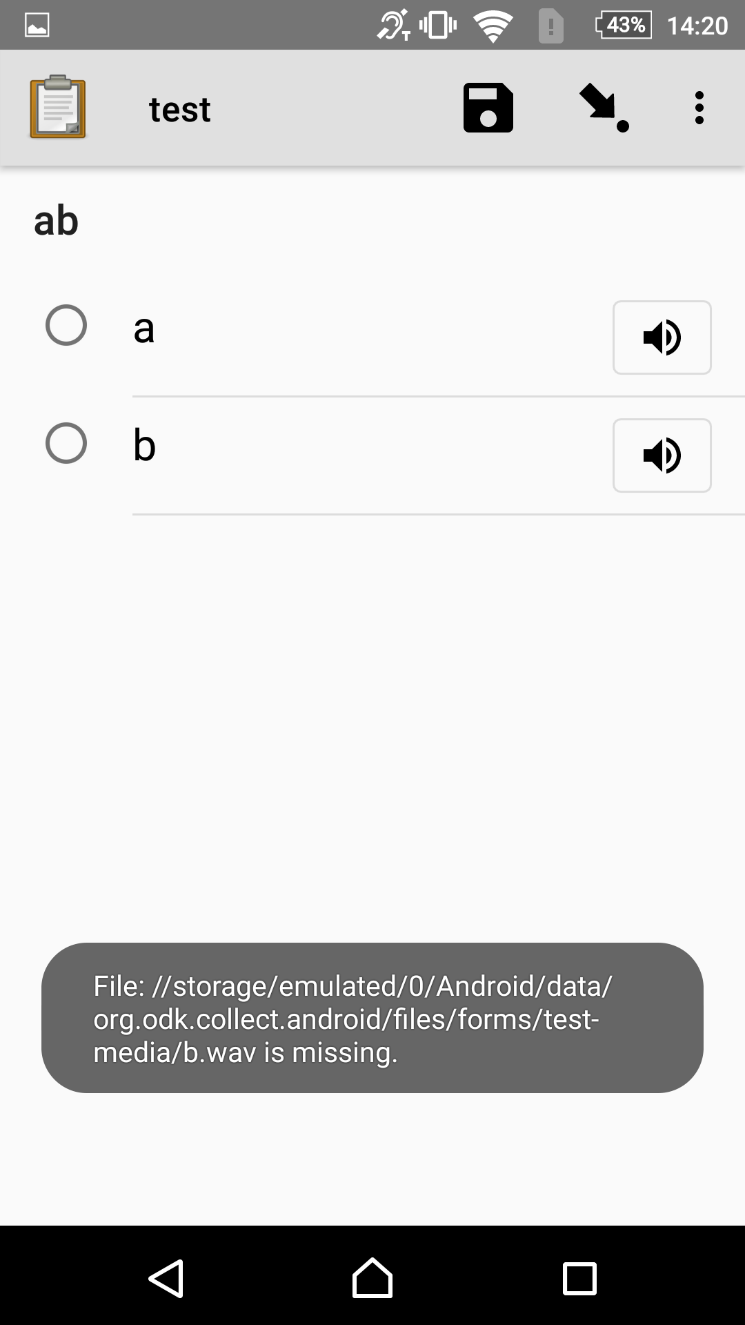 User is not informed about missing all media files - Android 9 · Issue #3861 · getodk/collect ...
