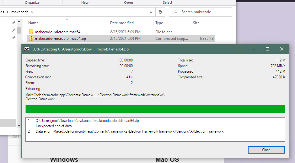 can't extracted/expand makecode offline version for mac · Issue #3876 · microsoft/pxt-microbit ...