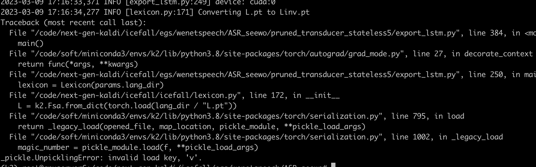how to export jit · Issue #938 · k2-fsa/icefall · GitHub