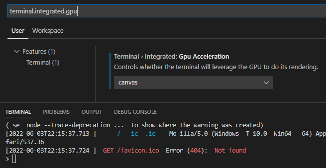 Some text in integrated terminal is invisible · Issue #150959 ...