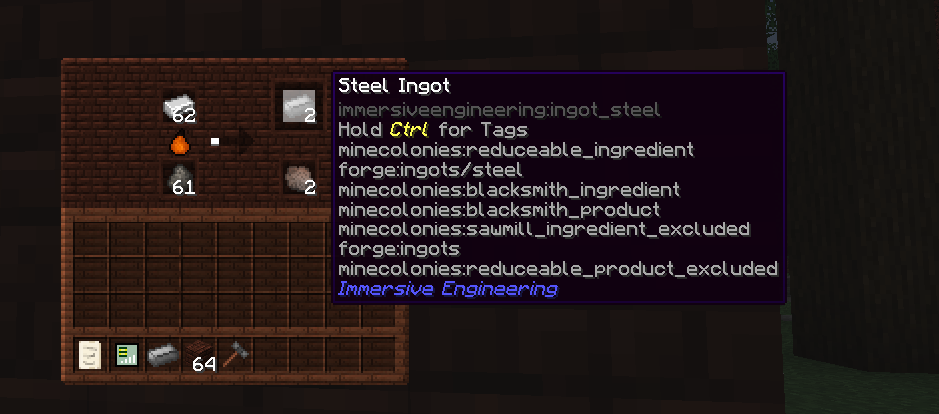 [Bug]: Steel Ingot/Block display error in JEI, plus possible recipe ...