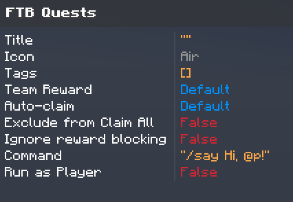 [Feature Request]: FTBQuests - Additional [Supress Output / runCommandSilent] option on command ...