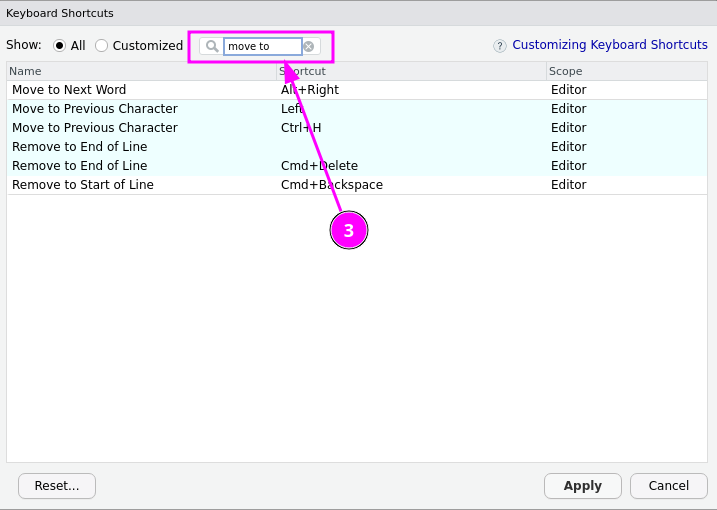 Some keybinding option for cursor movement are missing · Issue #10277 ...