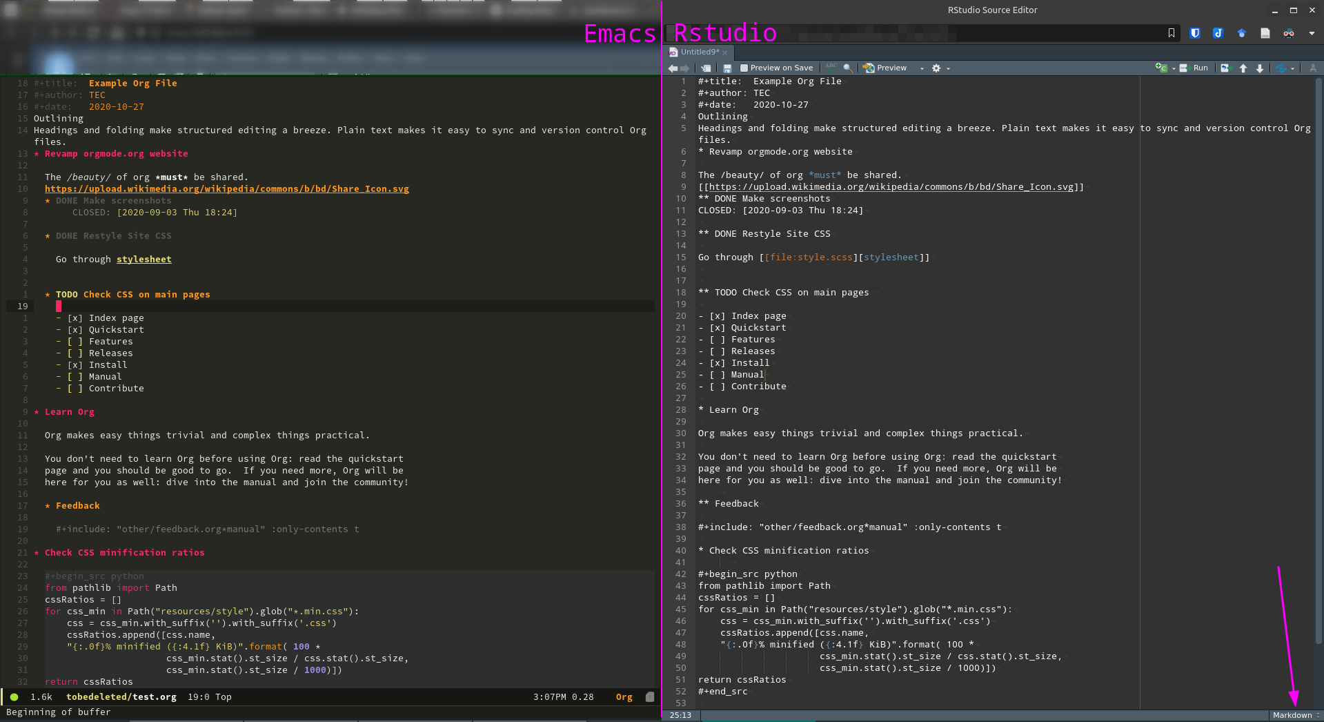 Supporting Org file Syntax highlighting · Issue #10309 · rstudio ...