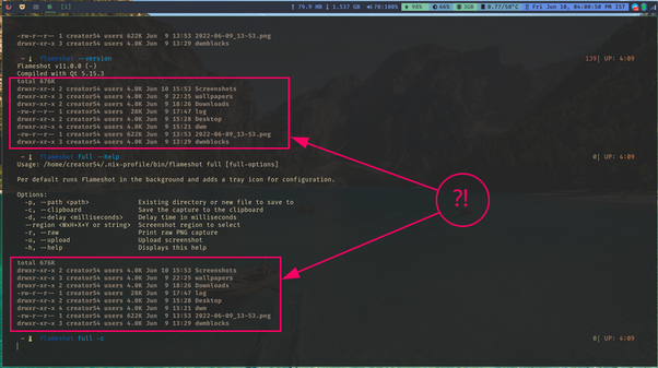flameshot full -c : gets stuck · Issue #2654 · flameshot-org/flameshot · GitHub