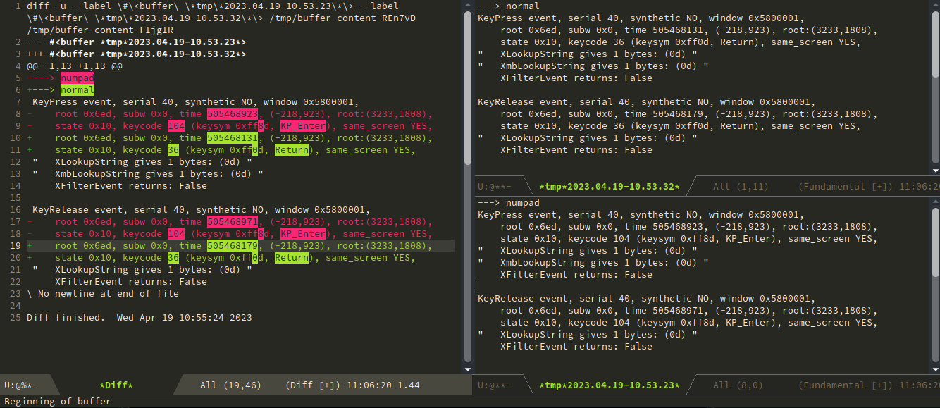 Numeric keypad: the Enter key does not generate newline · Issue #2774 · zyedidia/micro · GitHub