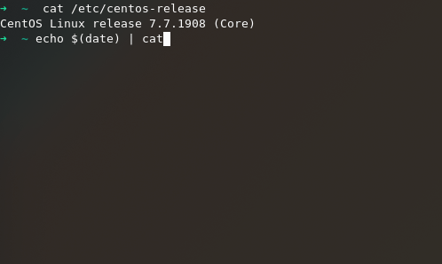 Modifying a command and adding pipe character clears the rest of the ...
