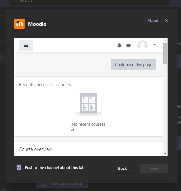 Moodle Teams Tab unable to save · Issue #1499 · microsoft/o365-moodle · GitHub