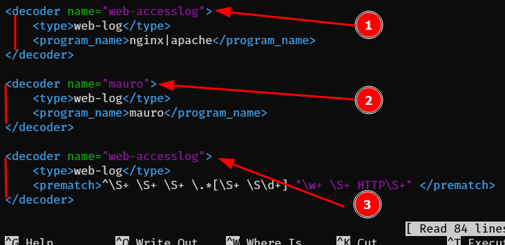 The content of a custom decoders file is incorrect when its name is the same as an original ...