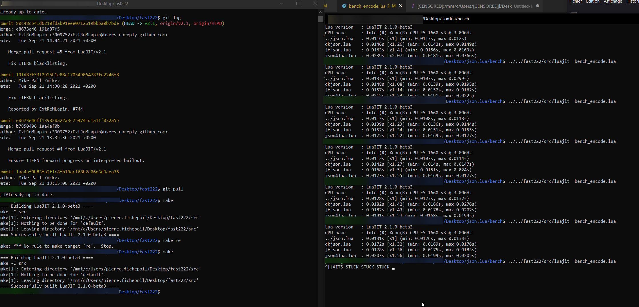 JIT On with pairs() leads to infinite(ish?) loop · Issue #744 · LuaJIT/LuaJIT · GitHub