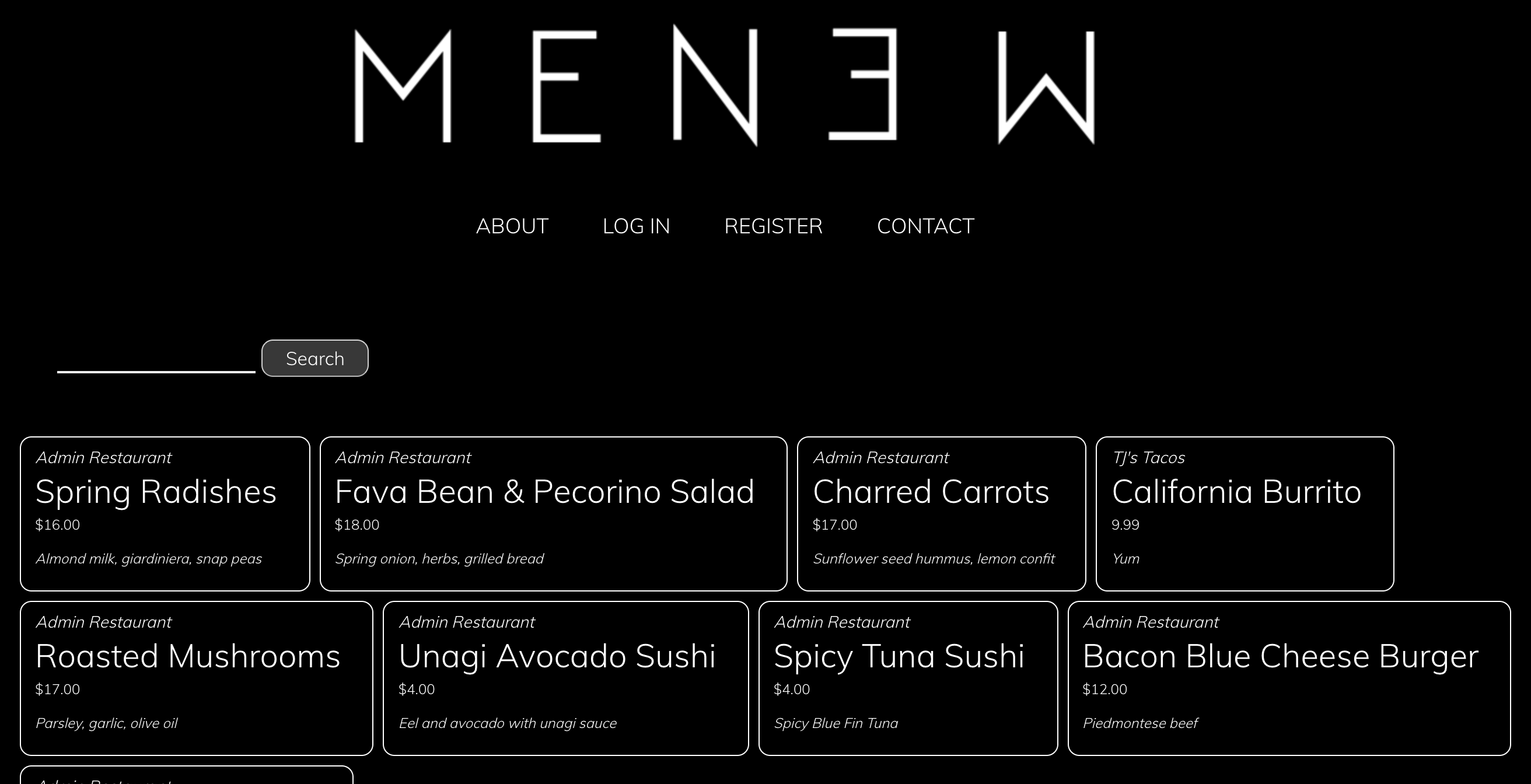 GitHub - allyjfuller/menew-client: Menew App: Full-stack Capstone