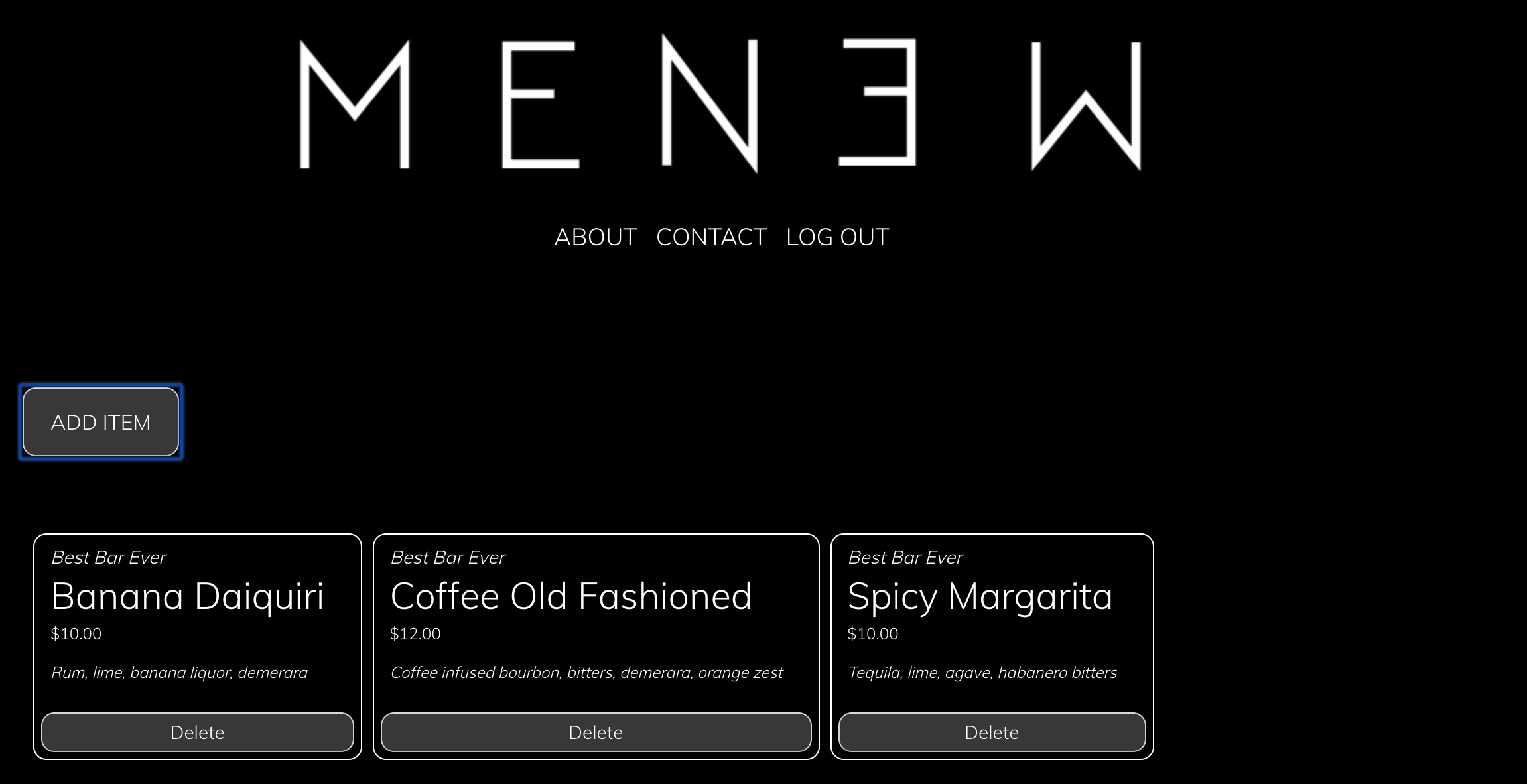 GitHub - allyjfuller/menew-client: Menew App: Full-stack Capstone