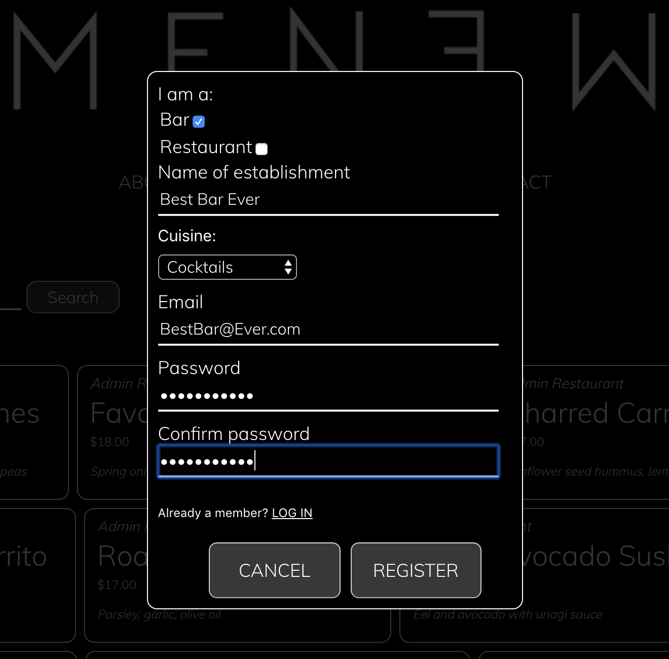 GitHub - allyjfuller/menew-client: Menew App: Full-stack Capstone